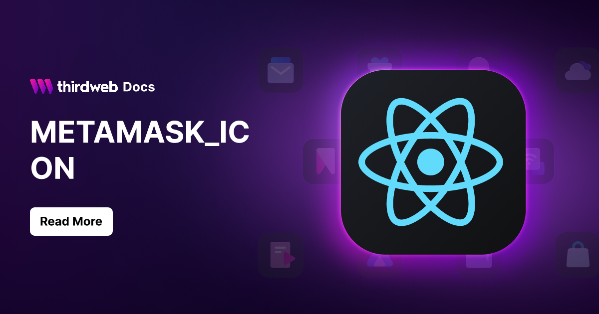 METAMASK_ICON - React Native SDK METAMASK_ICON - React Native SDK